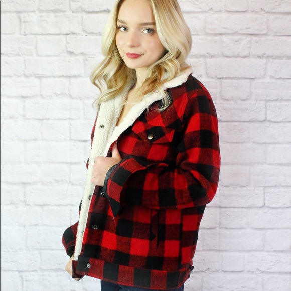 Jackets & Coats | Buffalo Check Plaid Trucker Jacket S M L | Poshmark